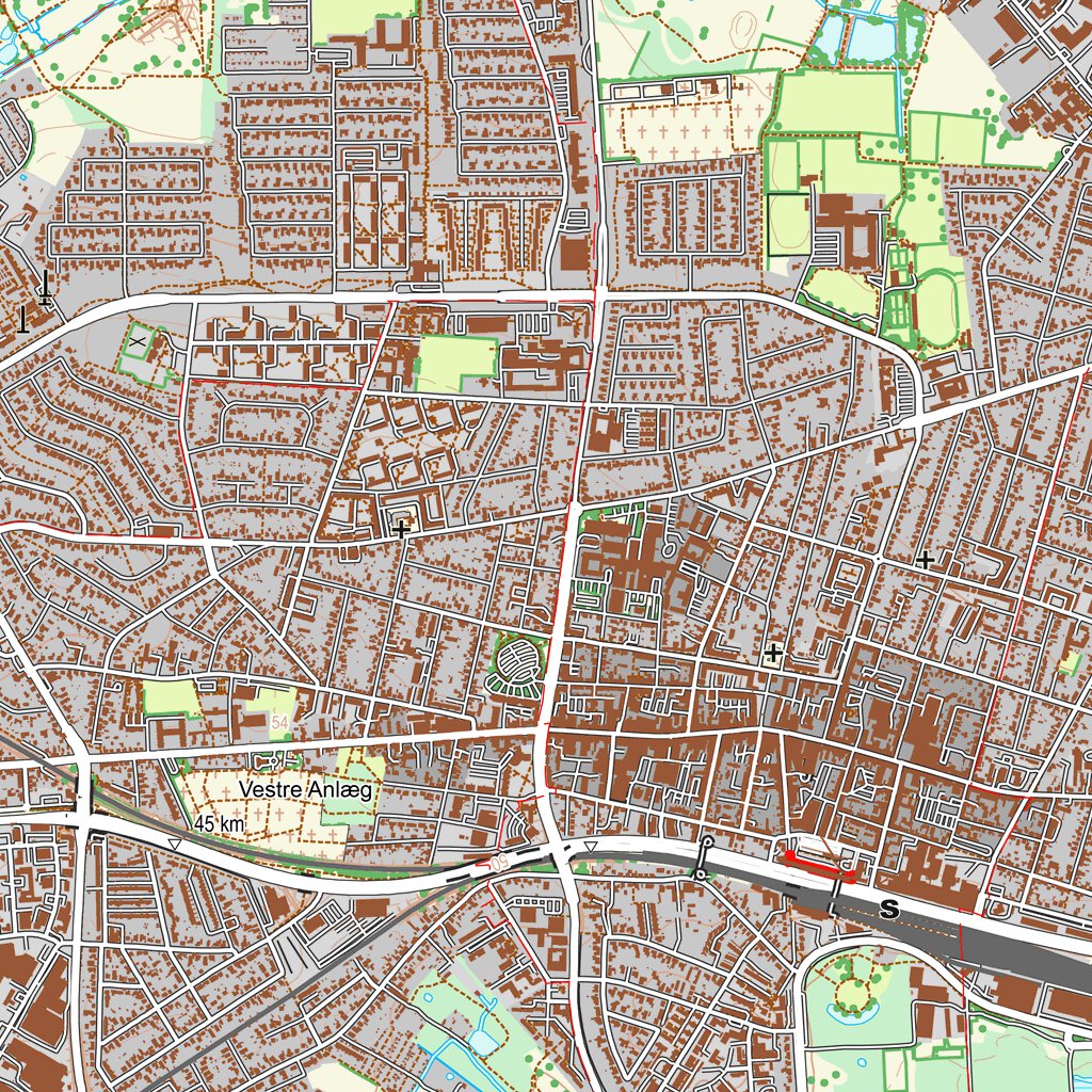 Herning (1:25,000 scale) Map by Kortforsyningen | Avenza Maps