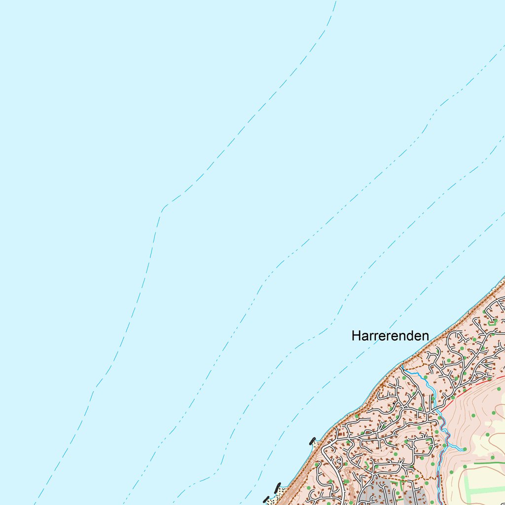 Hjørring (1:25,000 scale) Map by Kortforsyningen | Avenza Maps