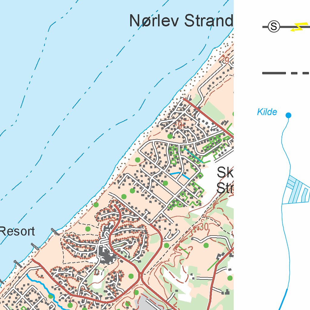 Hjørring 2 (1:50,000 scale) Map by Kortforsyningen | Avenza Maps