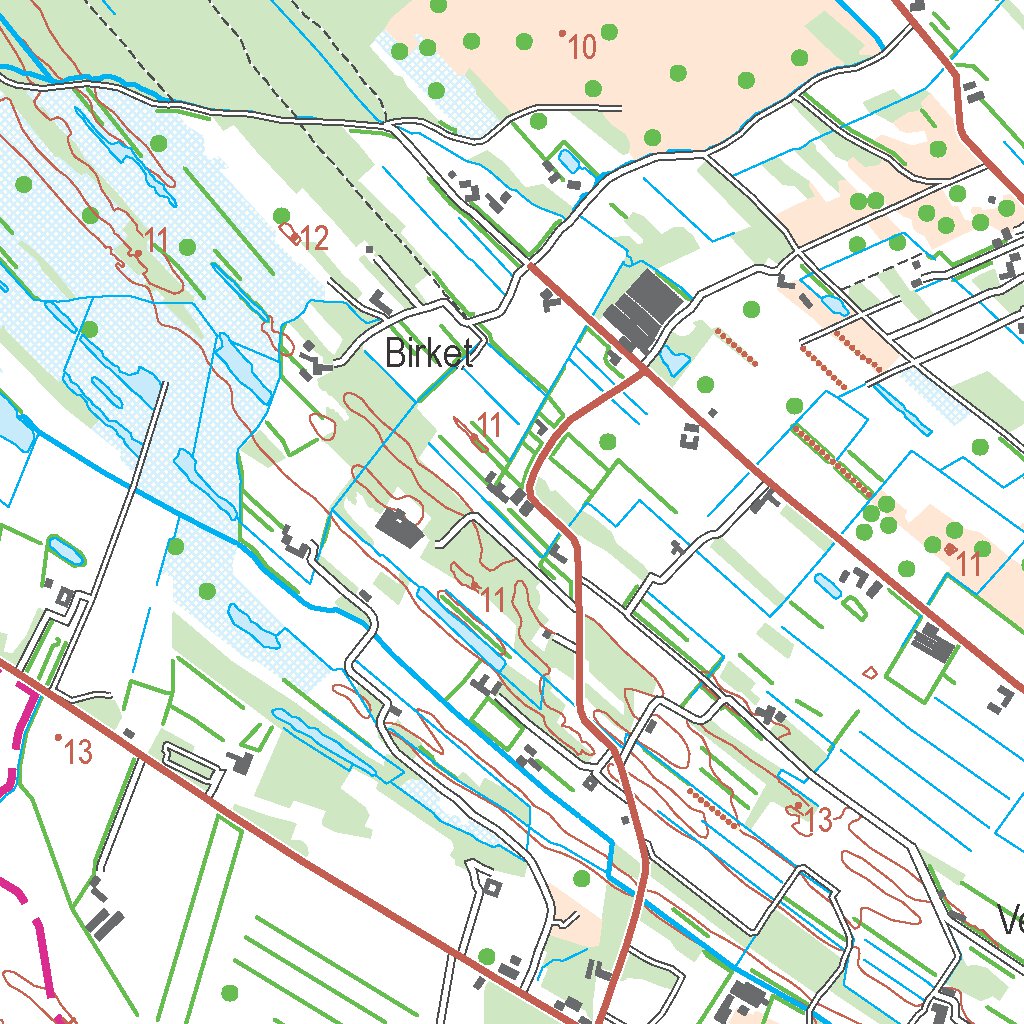 Jerup (1:50,000 scale) Map by Kortforsyningen | Avenza Maps