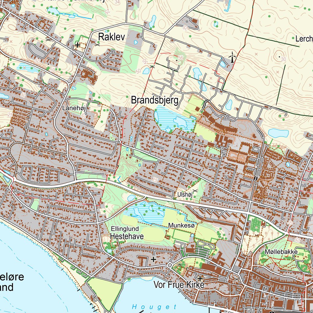 Kalundborg (1:25,000 scale) Map by Kortforsyningen | Avenza Maps