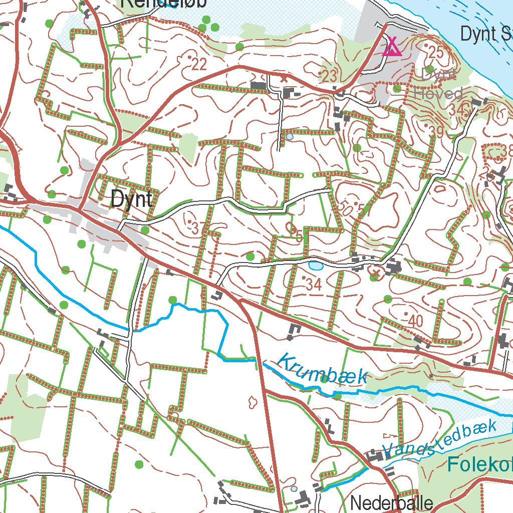 Kruså (1:50,000 scale) Map by Kortforsyningen | Avenza Maps