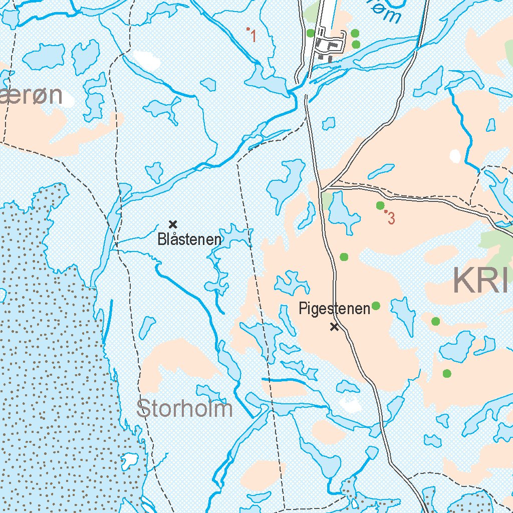 Læsø 1 (1:50,000 scale) Map by Kortforsyningen | Avenza Maps