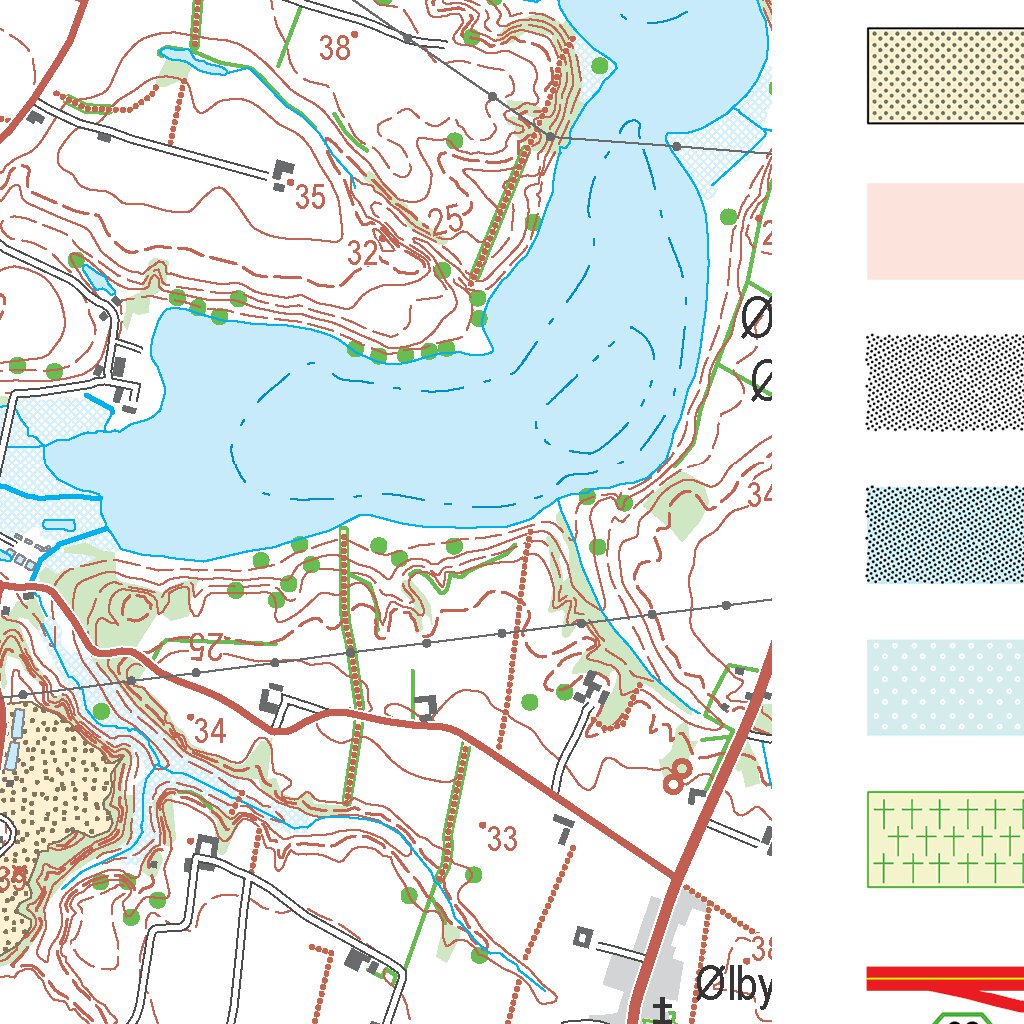 Lemvig (1:50,000 scale) Map by Kortforsyningen | Avenza Maps