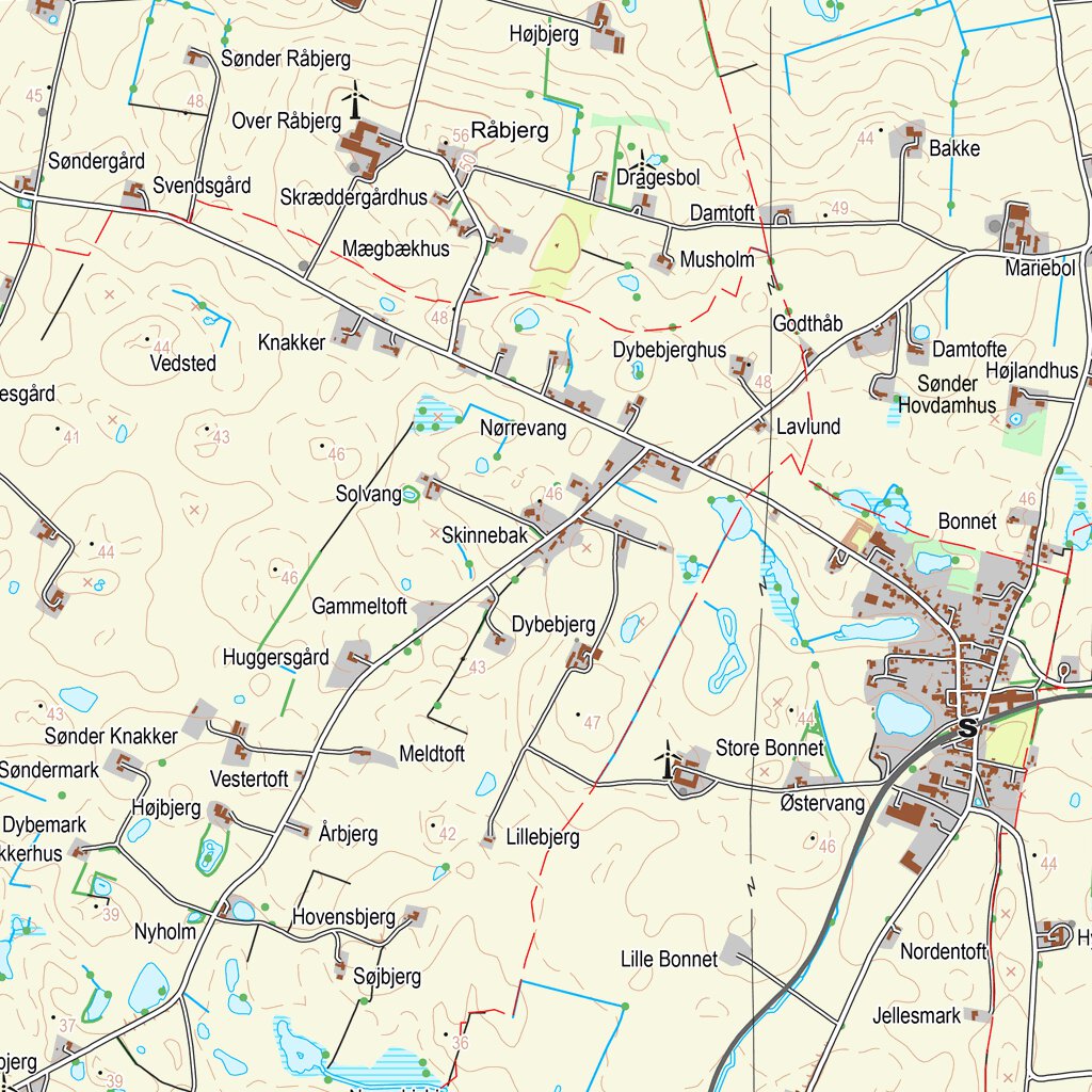 Lemvig 2 (1:25,000 scale) Map by Kortforsyningen | Avenza Maps