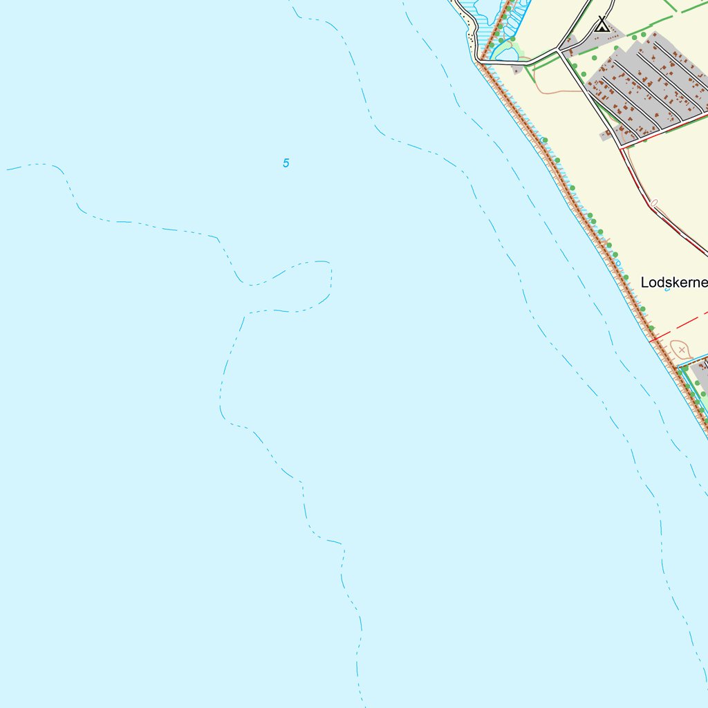 Nakskov (1:25,000 scale) Map by Kortforsyningen | Avenza Maps
