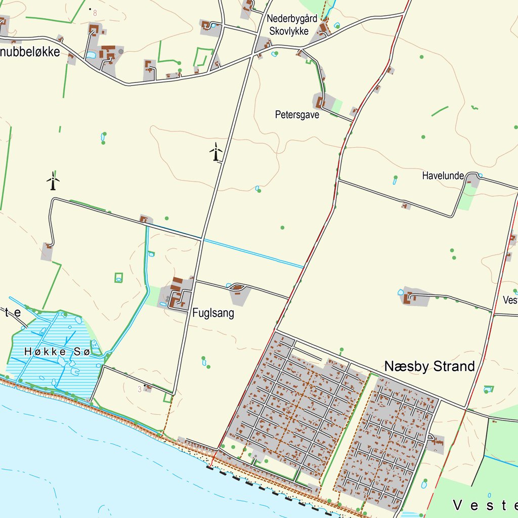 Nakskov (1:25,000 scale) Map by Kortforsyningen | Avenza Maps