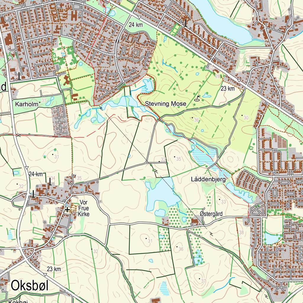 Nordborg (1:25,000 scale) Map by Kortforsyningen | Avenza Maps