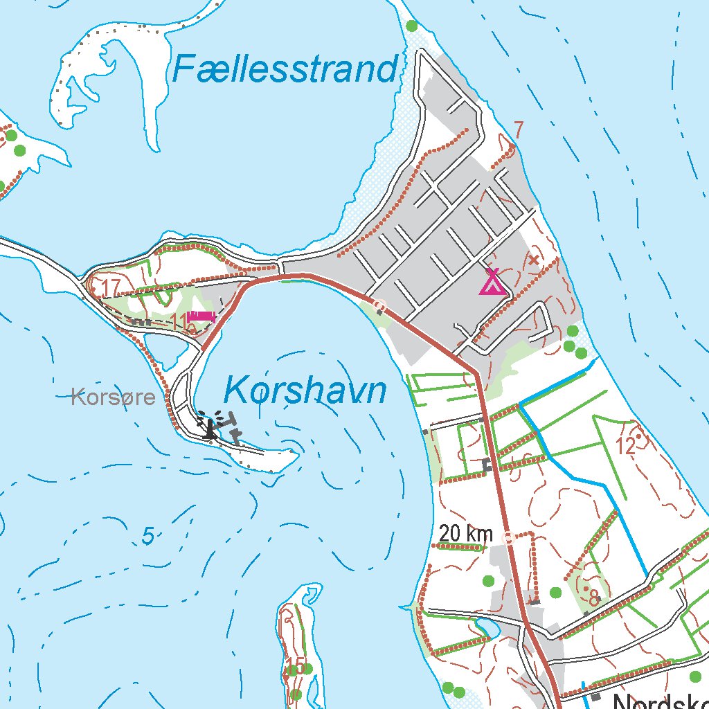 Otterup 2 (1:50,000 scale) Map by Kortforsyningen | Avenza Maps