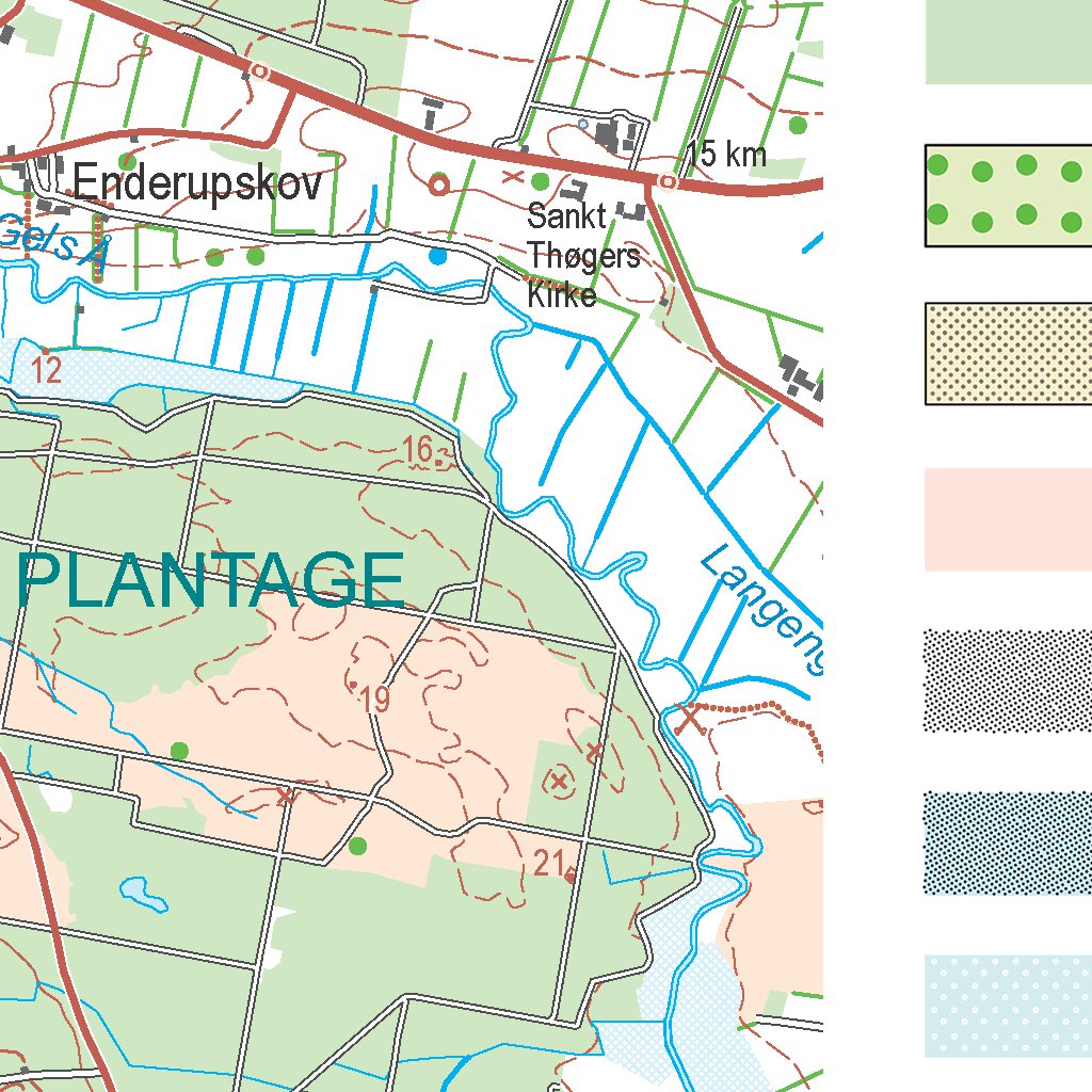 Ribe (1:50,000 scale) Map by Kortforsyningen | Avenza Maps