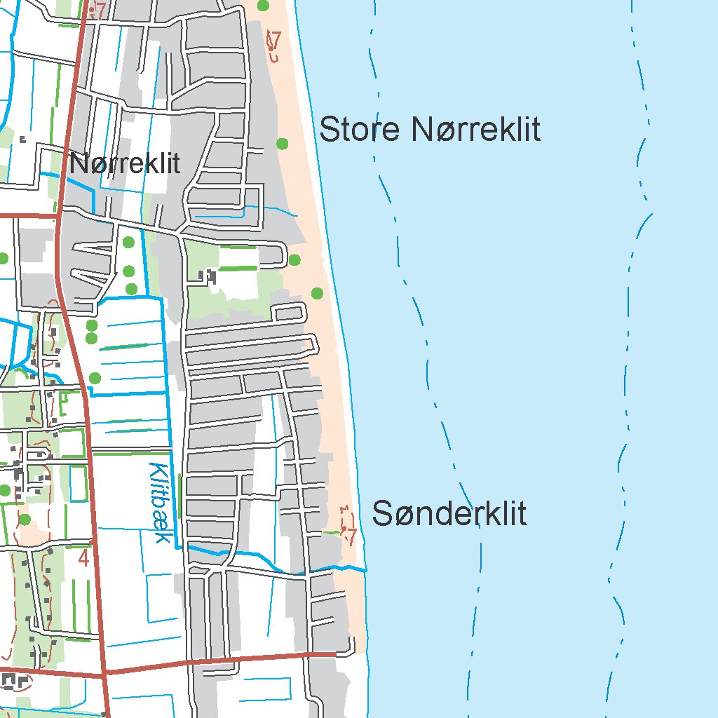 Sæby (1:50,000 scale) Map by Kortforsyningen | Avenza Maps