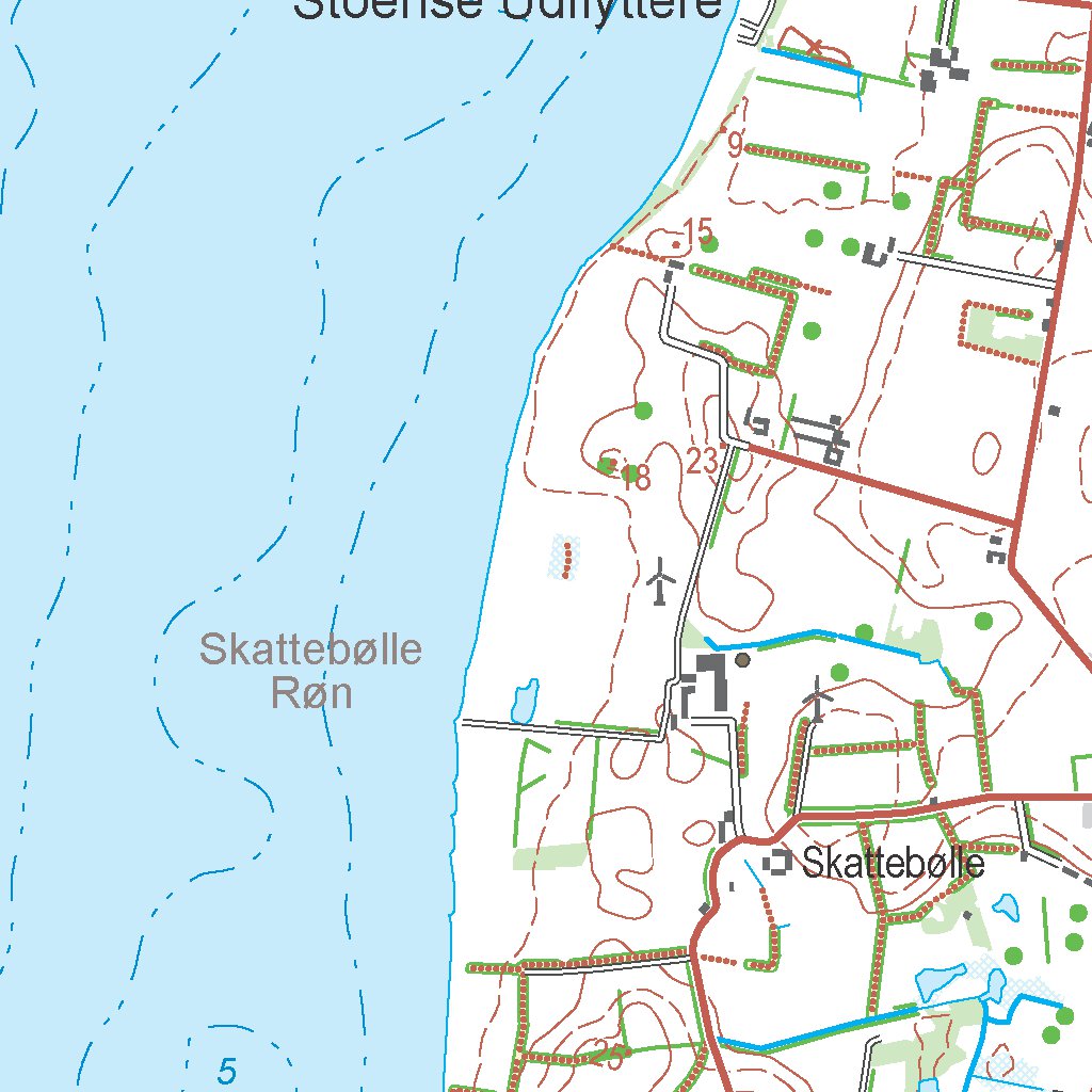 Skårup Fyn (1:50,000 scale) Map by Kortforsyningen | Avenza Maps