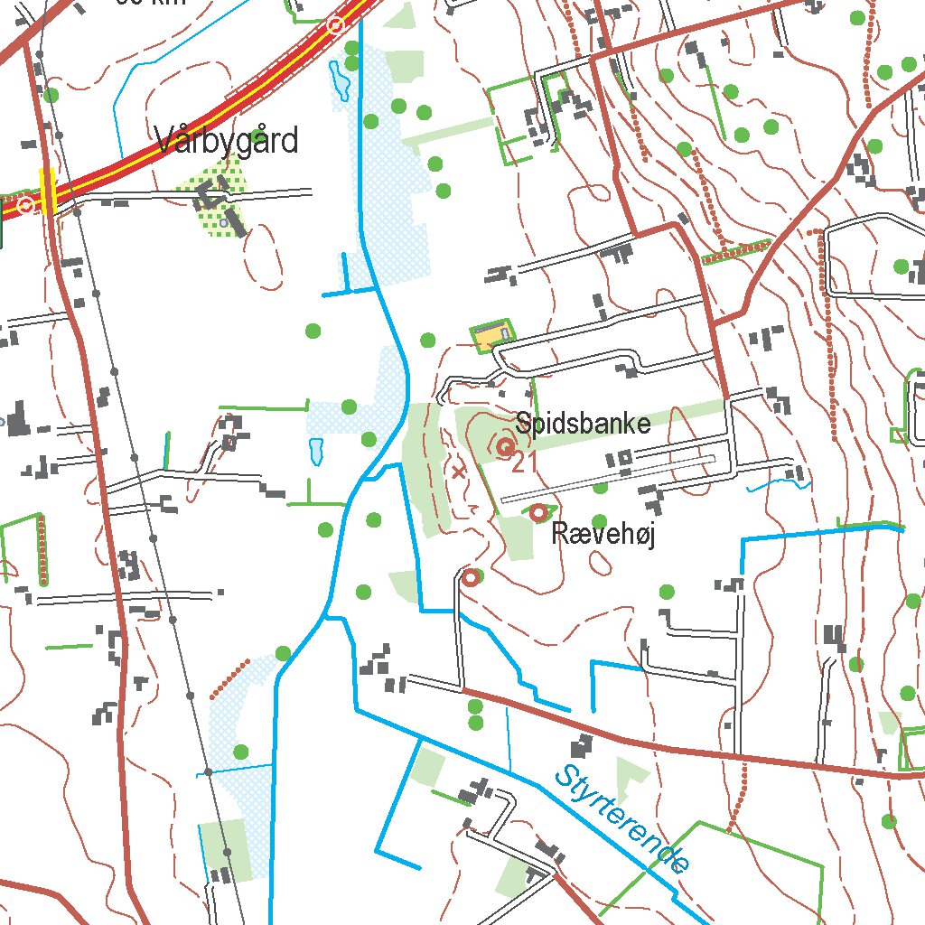 Slagelse (1:50,000 scale) Map by Kortforsyningen | Avenza Maps