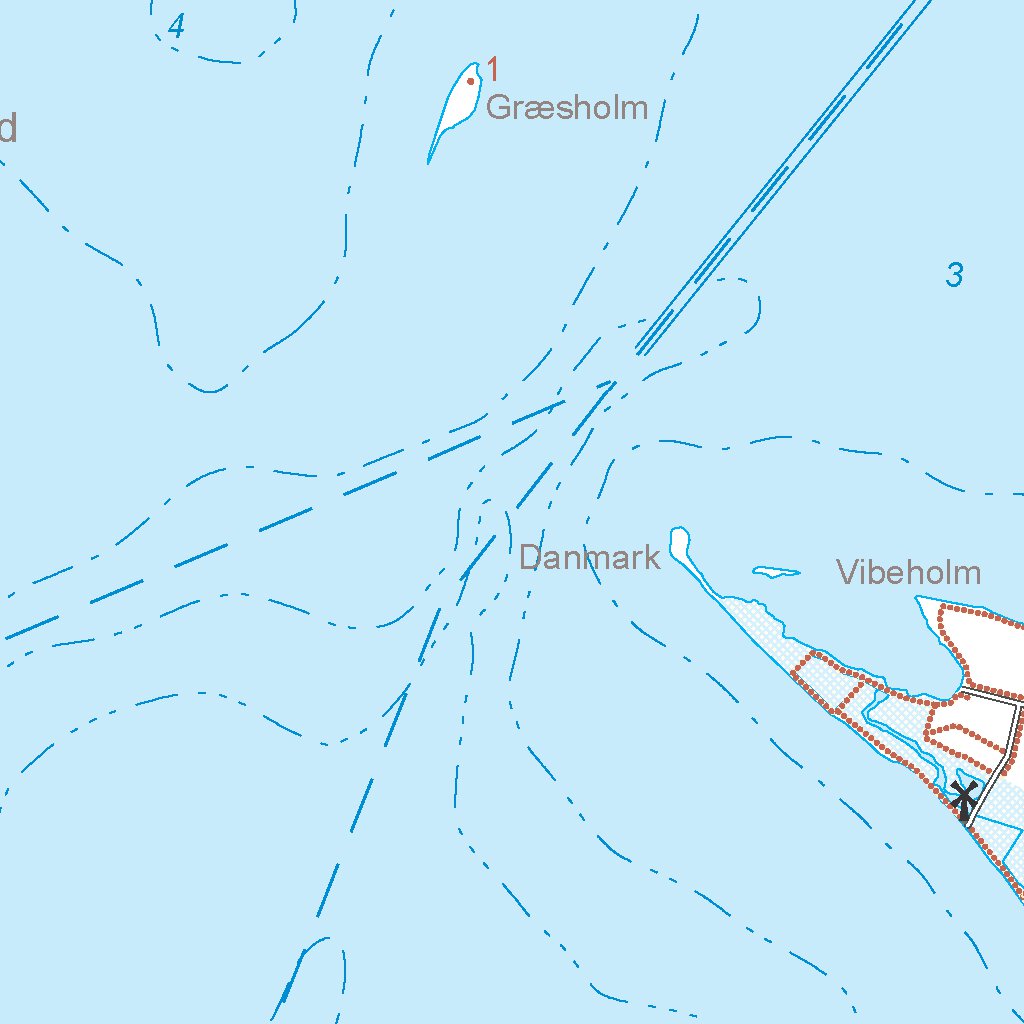 Svendborg (1:50,000 scale) Map by Kortforsyningen | Avenza Maps