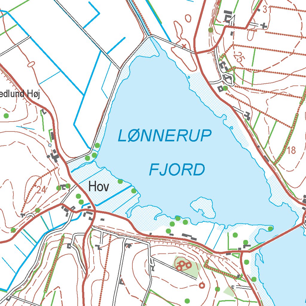 Thisted 1 (1:50,000 scale) Map by Kortforsyningen | Avenza Maps