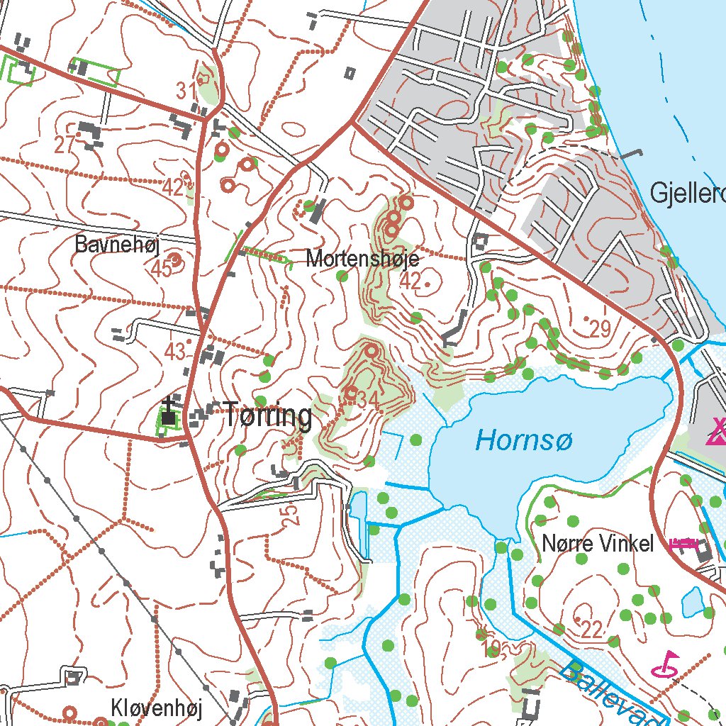 Thyholm (1:50,000 scale) Map by Kortforsyningen | Avenza Maps