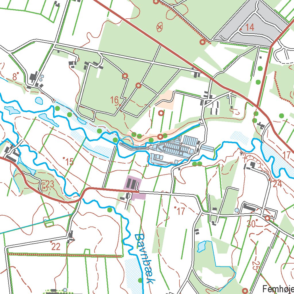 Ulfborg 1 (1:50,000 scale) Map by Kortforsyningen | Avenza Maps
