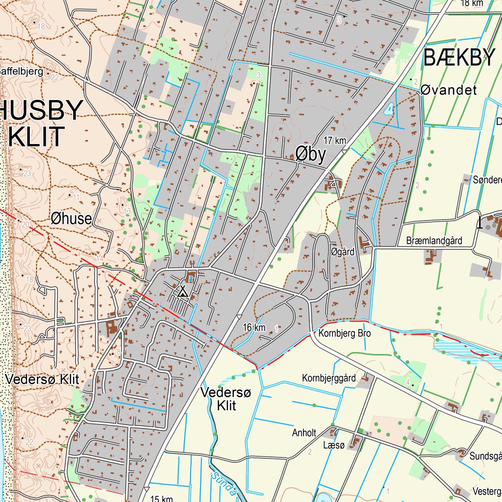 Ulfborg 2 (1:25,000 scale) Map by Kortforsyningen | Avenza Maps