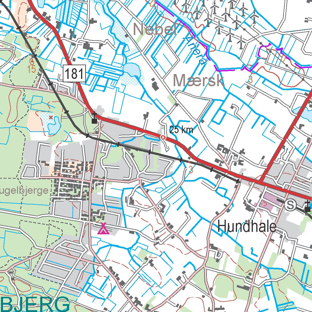 Varde (1:100,000 scale) Map by Kortforsyningen | Avenza Maps