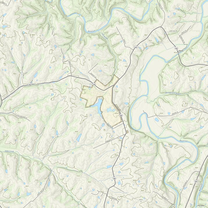 Lincoln Homestead - Kentucky State Parks Edition Map by KyGeoNet ...