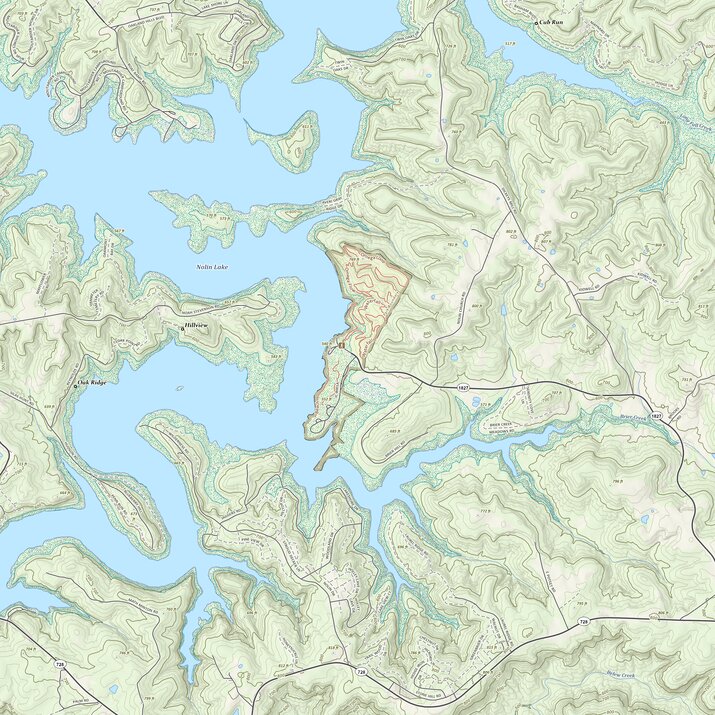 Nolin Lake - Kentucky State Parks Edition Map by KyGeoNet | Avenza Maps