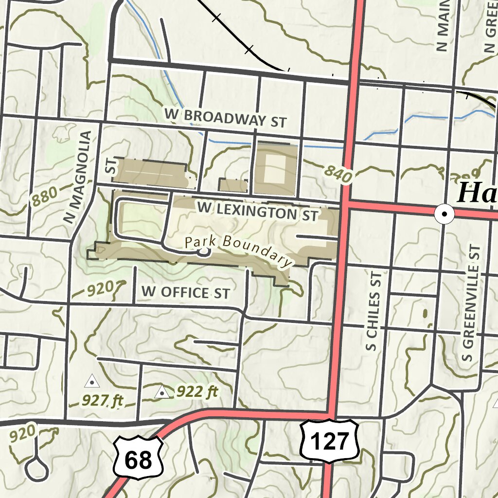 Old Fort Harrod - Kentucky State Parks Edition Map by KyGeoNet | Avenza ...