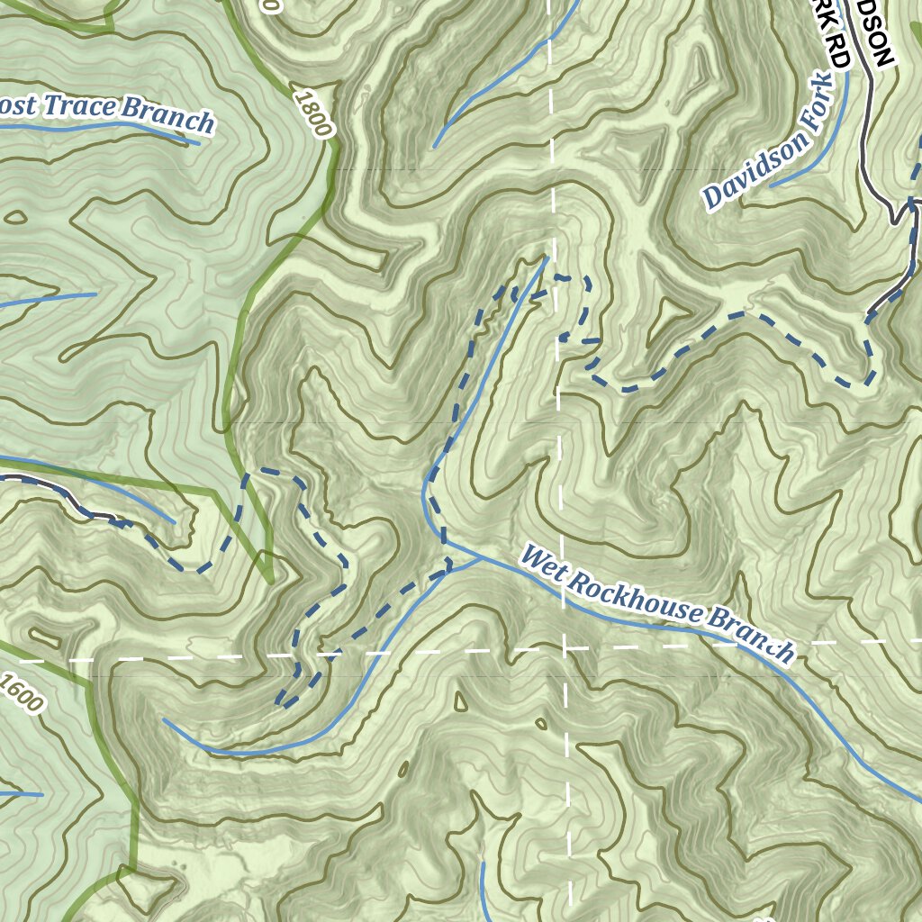Red Bird Crest Trail: Kentucky Map by KyGeoNet | Avenza Maps