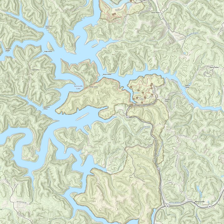 Yatesville Lake - Kentucky State Parks Edition Map by KyGeoNet | Avenza ...