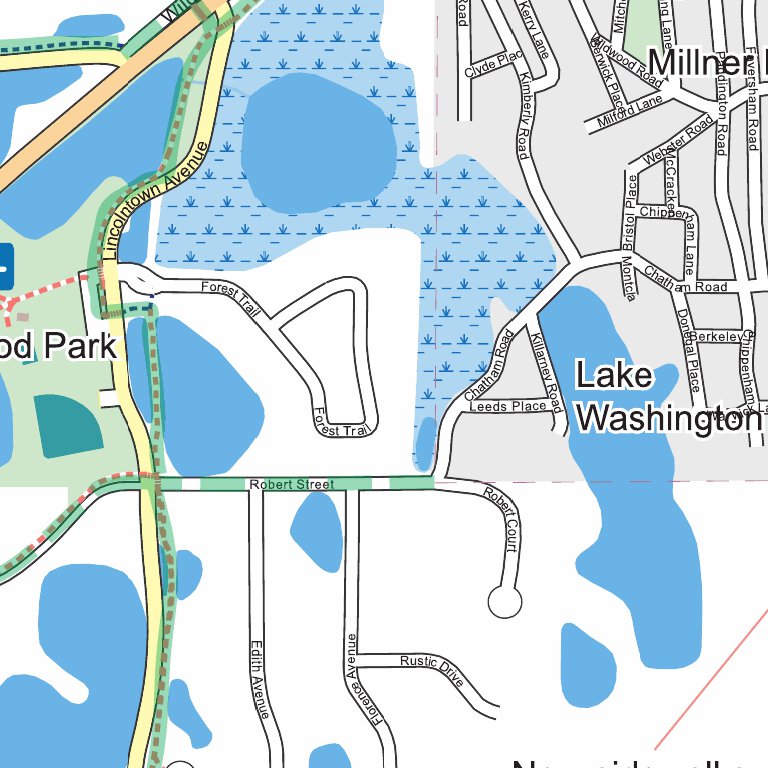 Mahtomedi area bike - walk -roll Map by Lake Links Trail Association ...