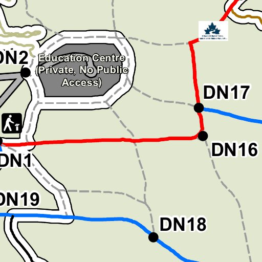 Groomed Trails Durham Regional Forest - Main Tract Map by Lake Simcoe ...