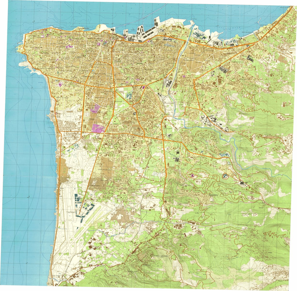 Beirut Map by Land Info Worldwide Mapping LLC | Avenza Maps