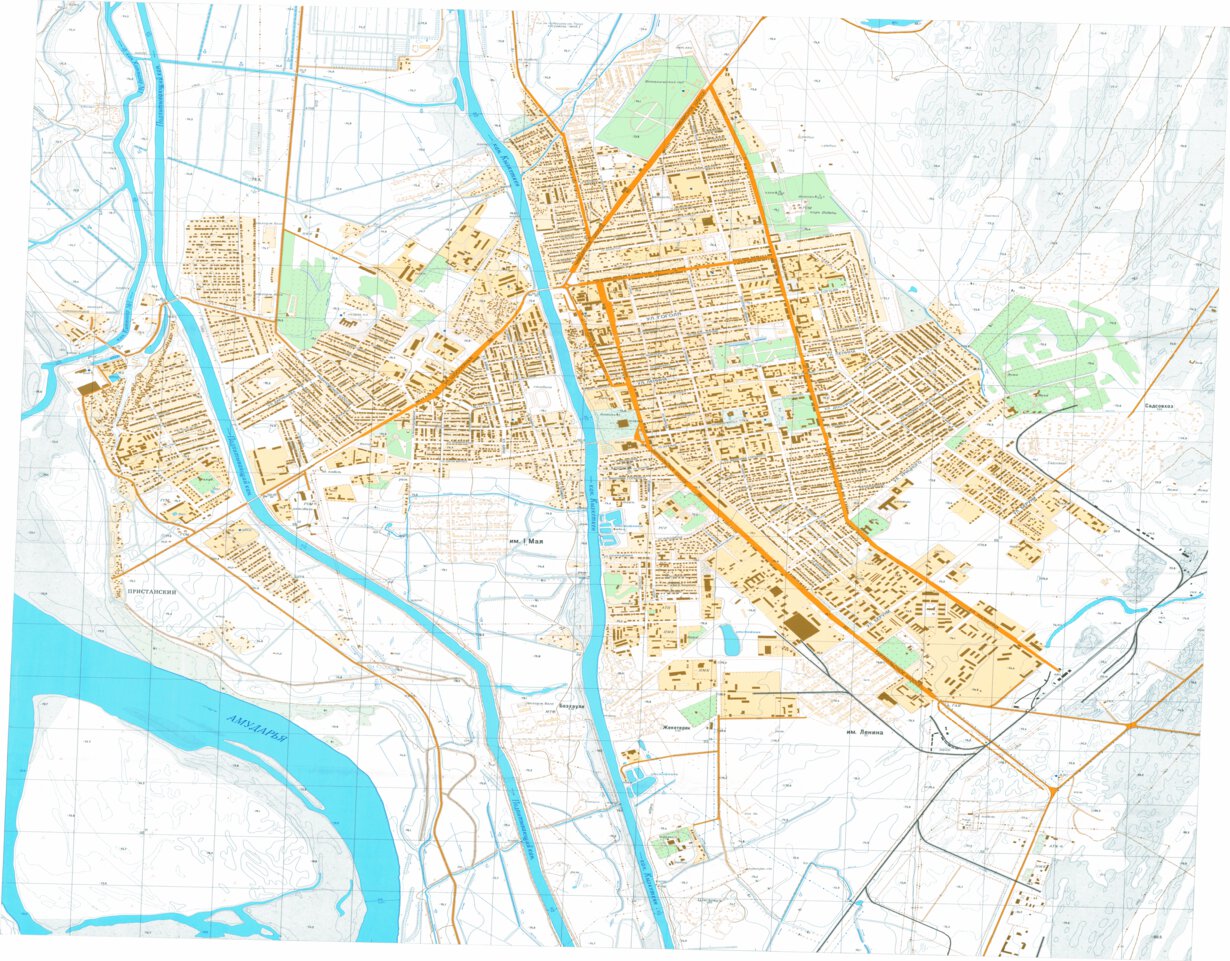 Nukus Map by Land Info Worldwide Mapping LLC | Avenza Maps
