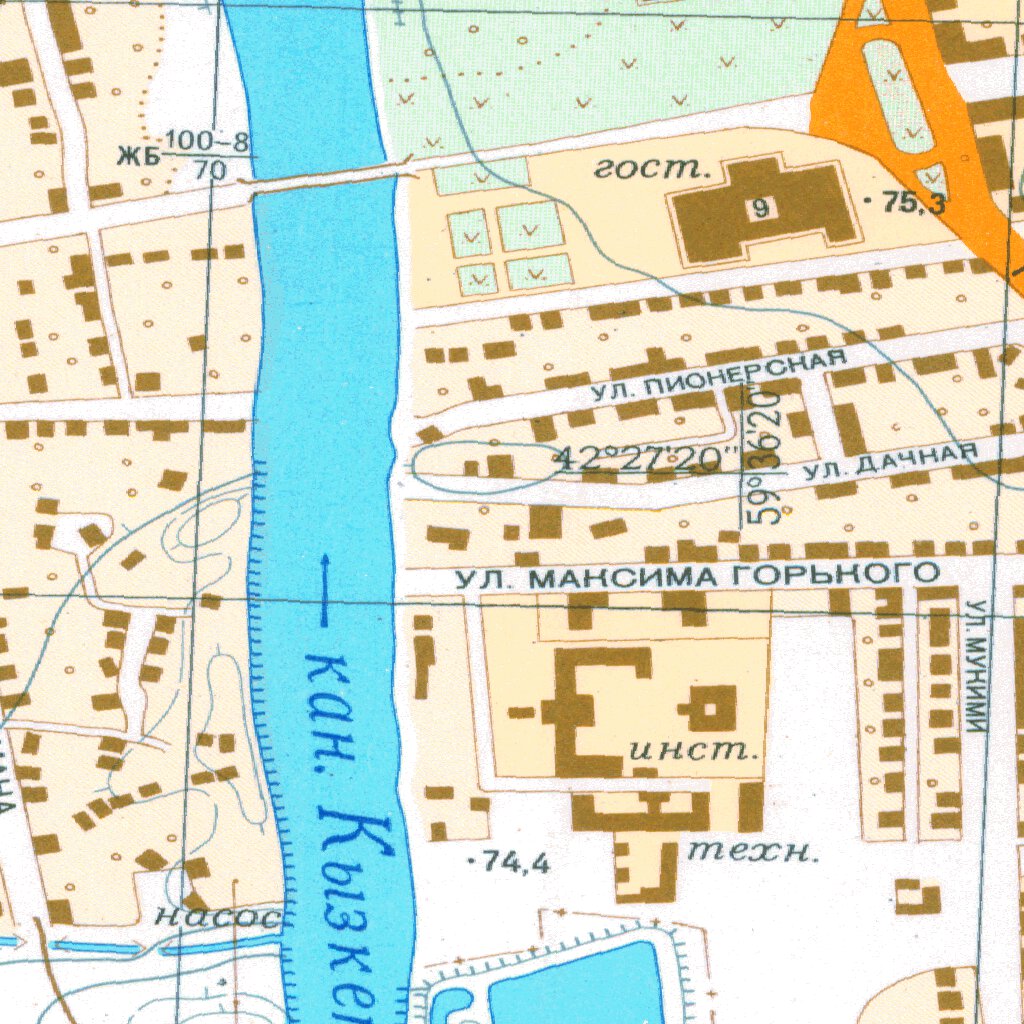 Nukus Map by Land Info Worldwide Mapping LLC | Avenza Maps