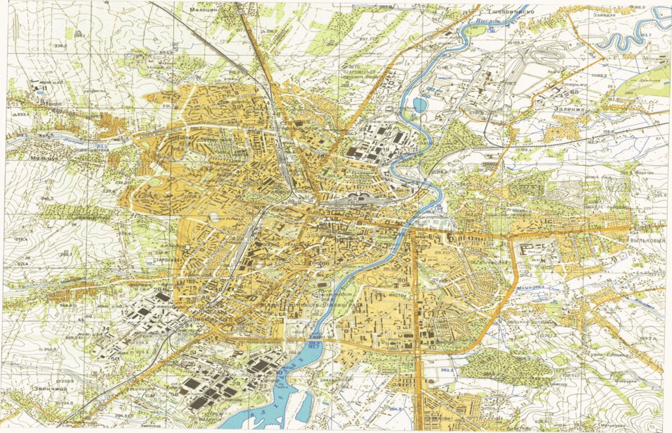 Rzeszow 10K Map by Land Info Worldwide Mapping LLC | Avenza Maps