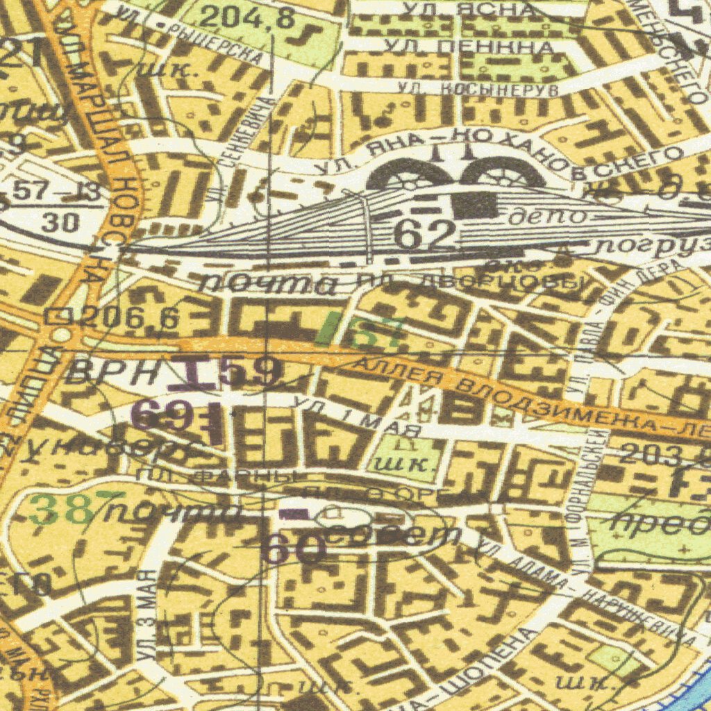 Rzeszow 10K Map by Land Info Worldwide Mapping LLC | Avenza Maps