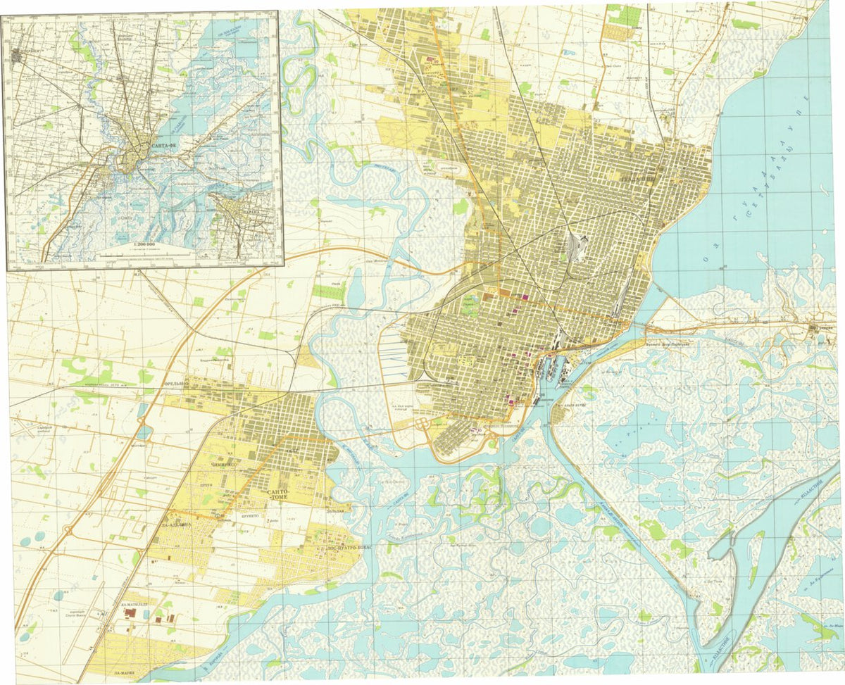 Santa Fe Map by Land Info Worldwide Mapping LLC | Avenza Maps