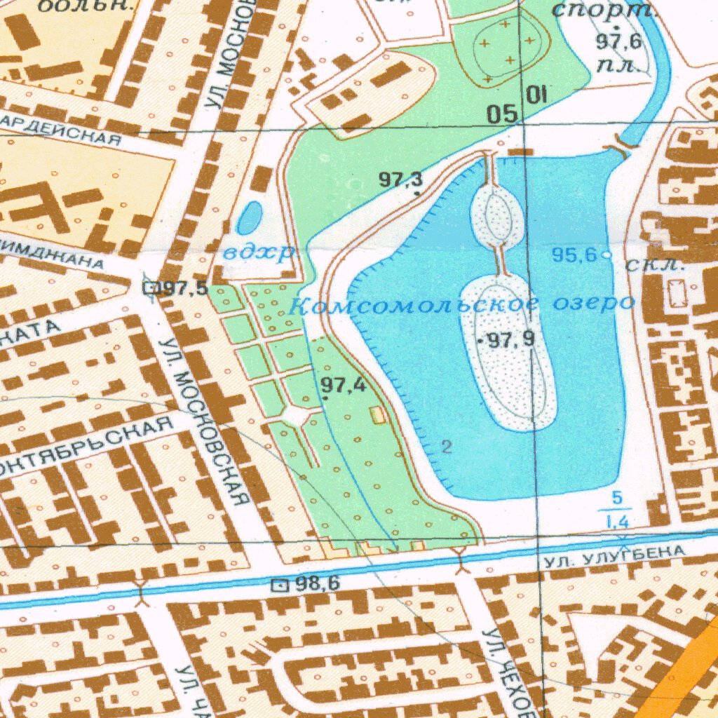 Urgench Map by Land Info Worldwide Mapping LLC | Avenza Maps