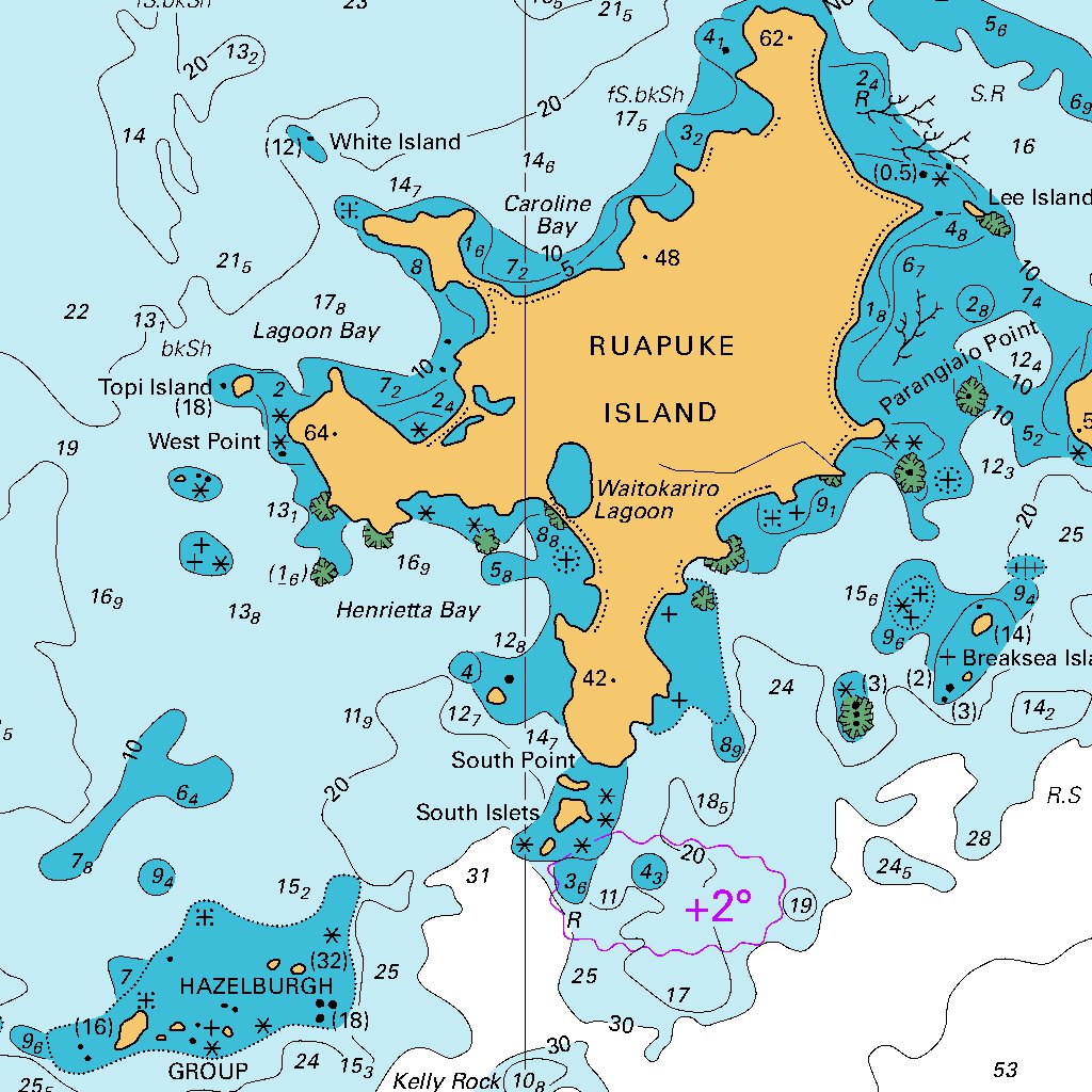 Approaches to Bluff and Riverton/Aparima Map by Land Information New ...