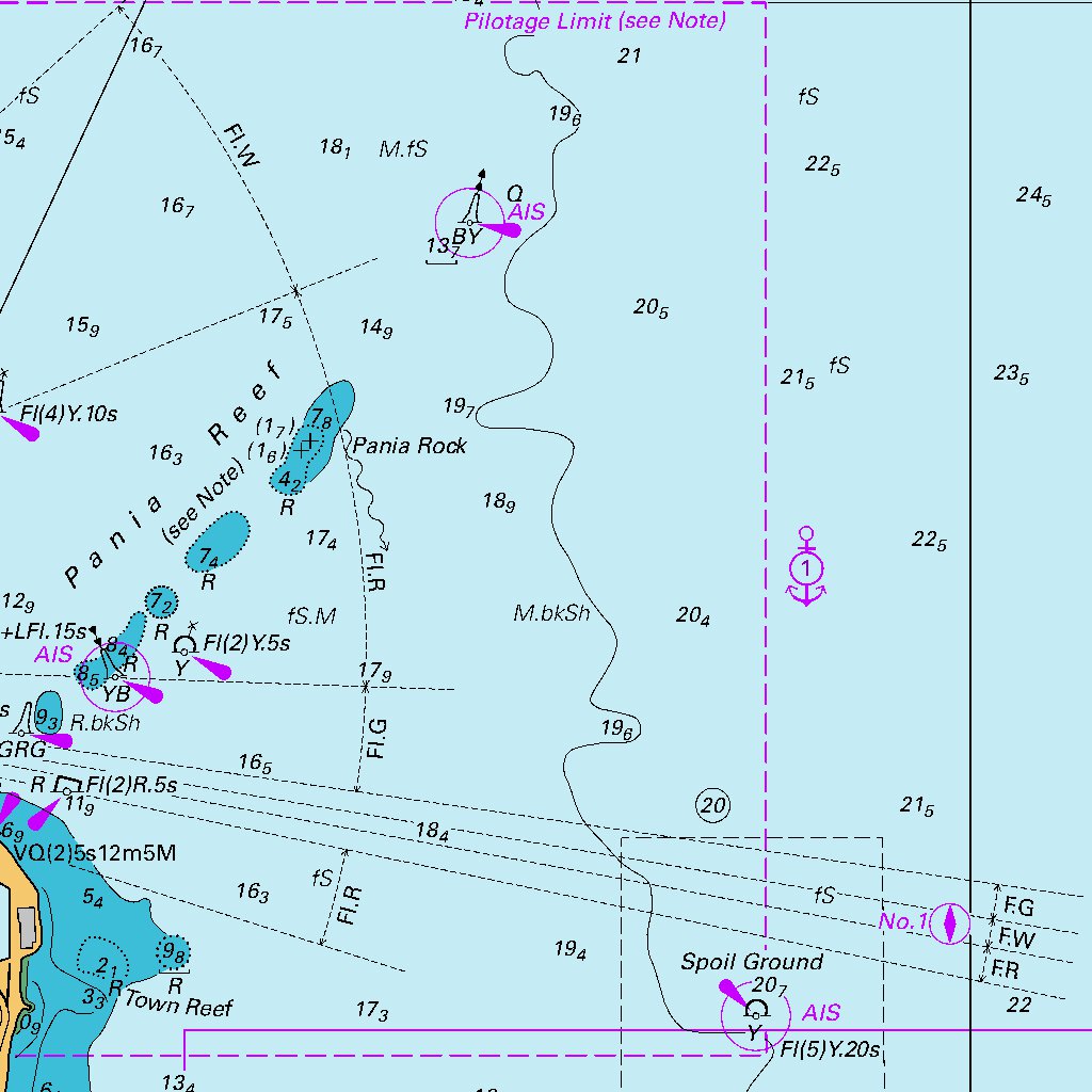 Approaches to Napier Map by Land Information New Zealand | Avenza Maps