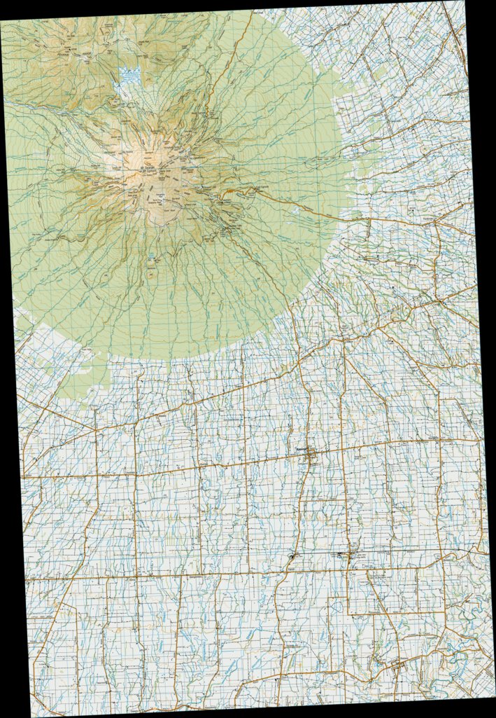 BJ29 - Mount Taranaki or Mount Egmont Map by Land Information New ...