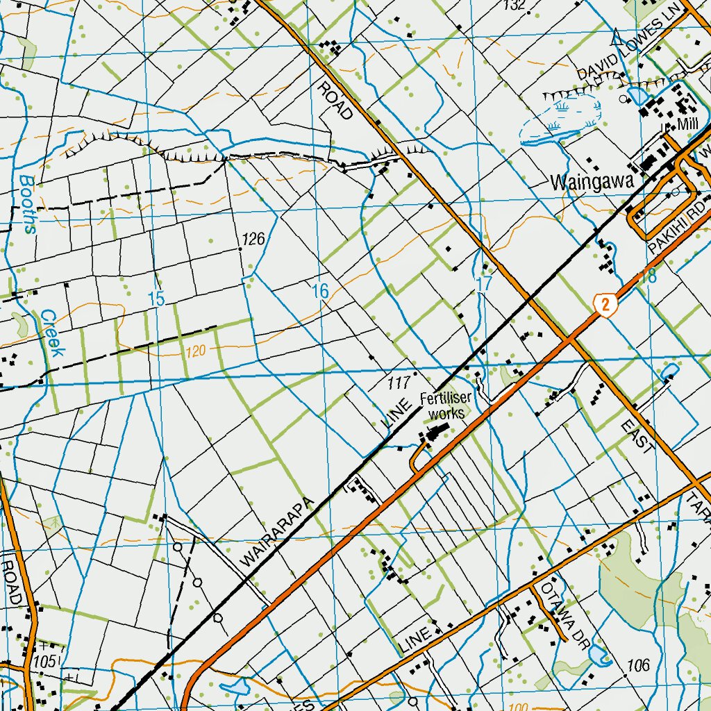 BP34 - Masterton Map by Land Information New Zealand | Avenza Maps