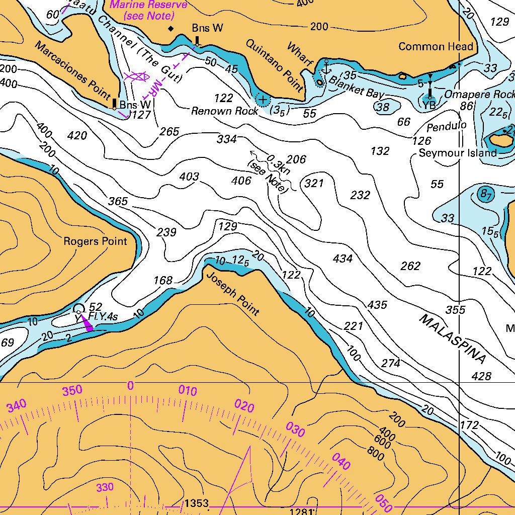 Charles Sound to Dagg Sound Map by Land Information New Zealand ...