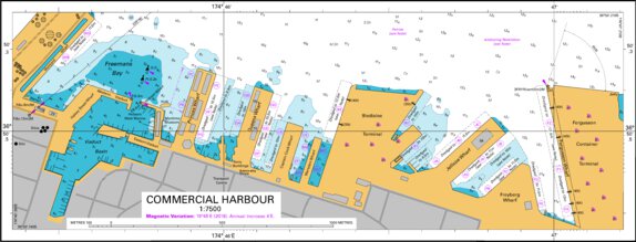Commercial Harbour Map by Land Information New Zealand | Avenza Maps
