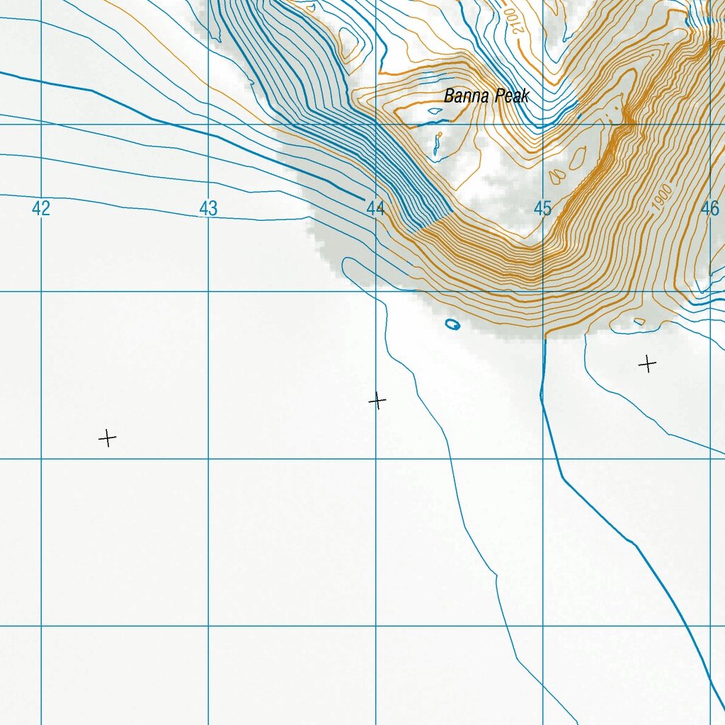 MN03 - Banna Peak Map by Land Information New Zealand | Avenza Maps