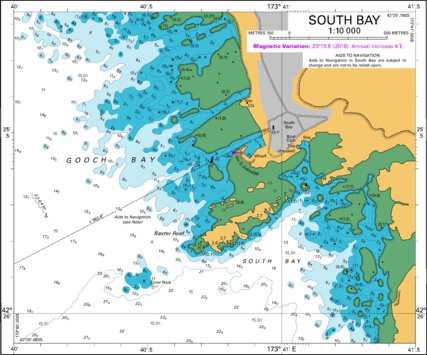 South Bay Map by Land Information New Zealand | Avenza Maps