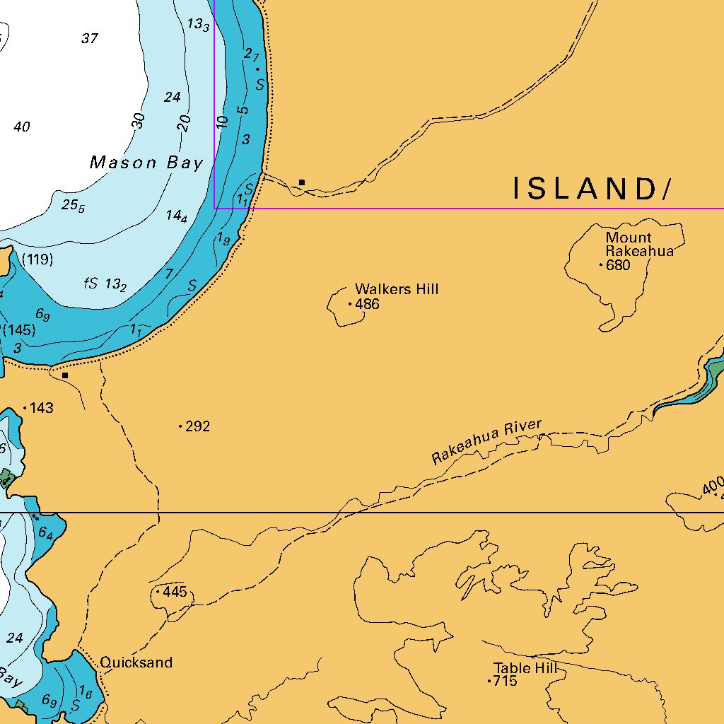 Stewart Island/Rakiura Map by Land Information New Zealand | Avenza Maps