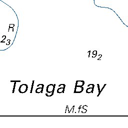 Tolaga Bay Map by Land Information New Zealand | Avenza Maps
