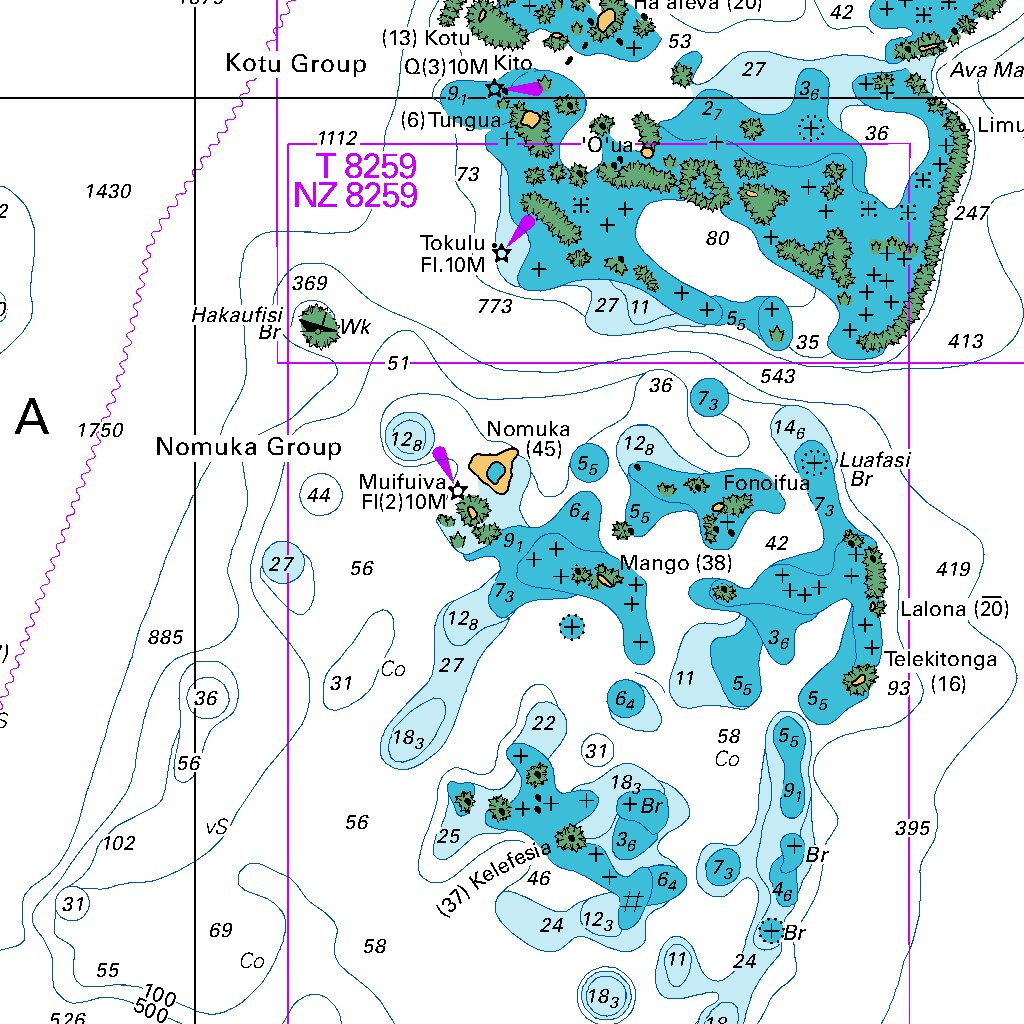 Tonga Map by Land Information New Zealand | Avenza Maps