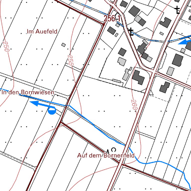 Asbach 7 (1:5,000) Map by Landesamt fur Vermessung und ...