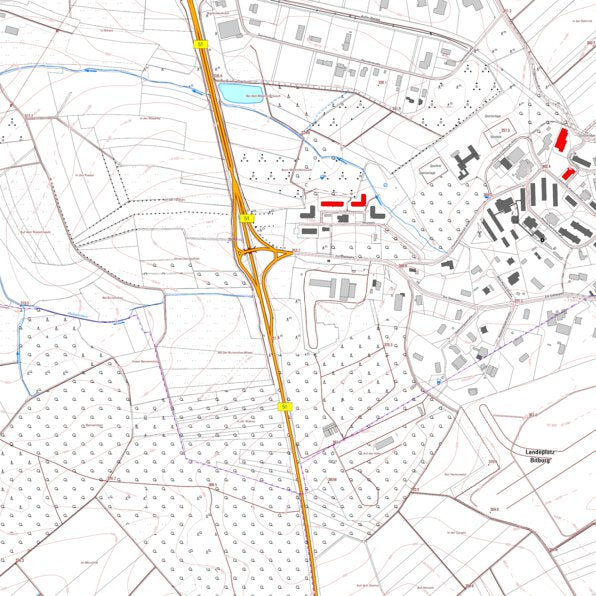 Bitburg 9 (1:5,000) Map by Landesamt fur Vermessung und ...